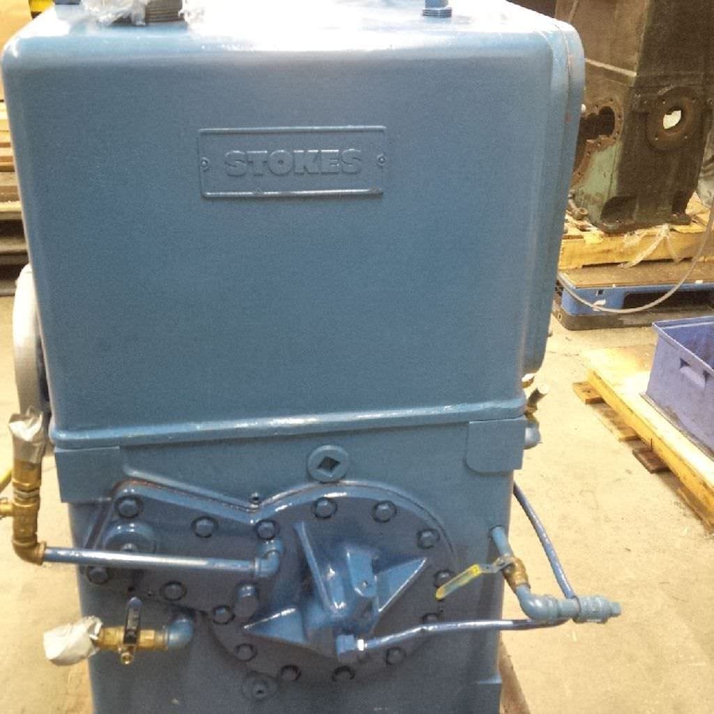 Stokes Model 412H-11 Microvac Oil Sealed Rotary Piston Pump 6” Rebuilt ...